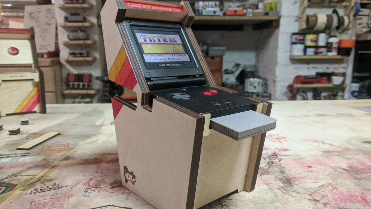 This DIY Kit Turns Your Game Boy Advance SP Into An Arcade