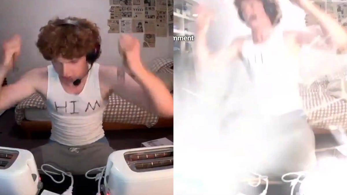 Viral Toaster Stunt Guy Banned From Twitch For 30 Days