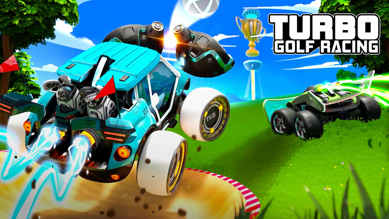 Turbo Golf Racing - Release Date Announcement Gameplay Trailer